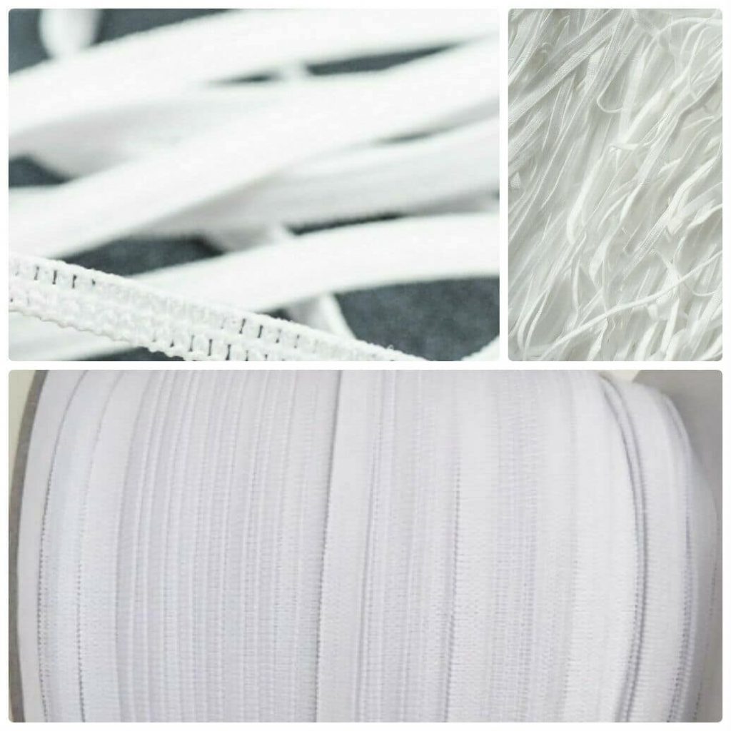 Woven Flat Elastic Black & White | Nova Trimmings